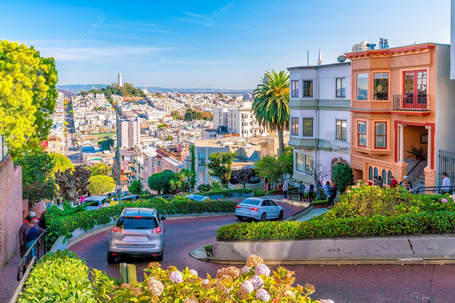Lombard Street La Rue La Plus Tordue De San Francisco Lombard Street La Rue La Plus Tordue De San Francisco