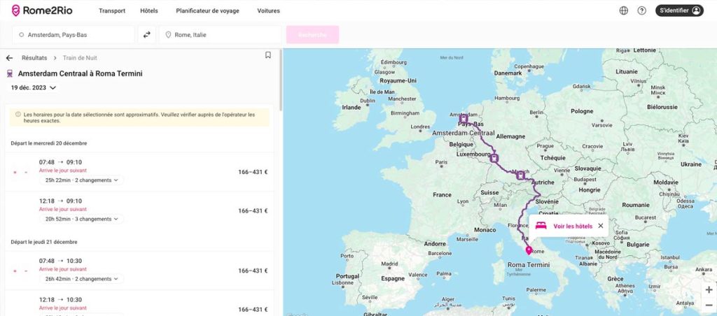 Rome2rio : Le Planificateur d'Itinéraires Incontournable | Notre Avis
