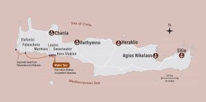 Cartes et Plans de la Crète à Enregistrer ou Imprimer