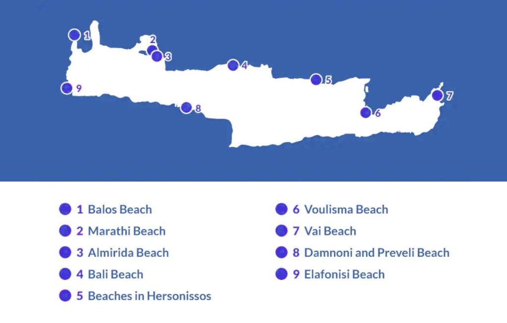 Cartes et Plans de la Crète à Enregistrer ou Imprimer